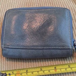 Fossil | Bags | Fossil Blue Wallet | Poshmark
